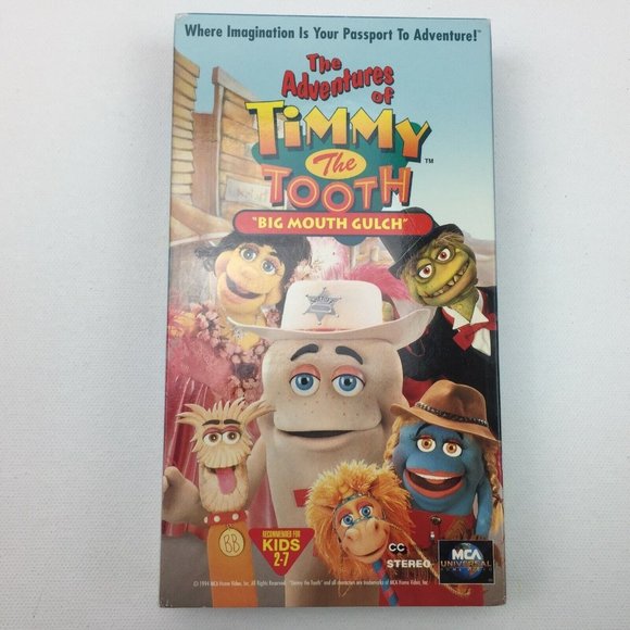 Media | Vhs Universal Bomp Productions Adventures Timmy Tooth Tape Big ...